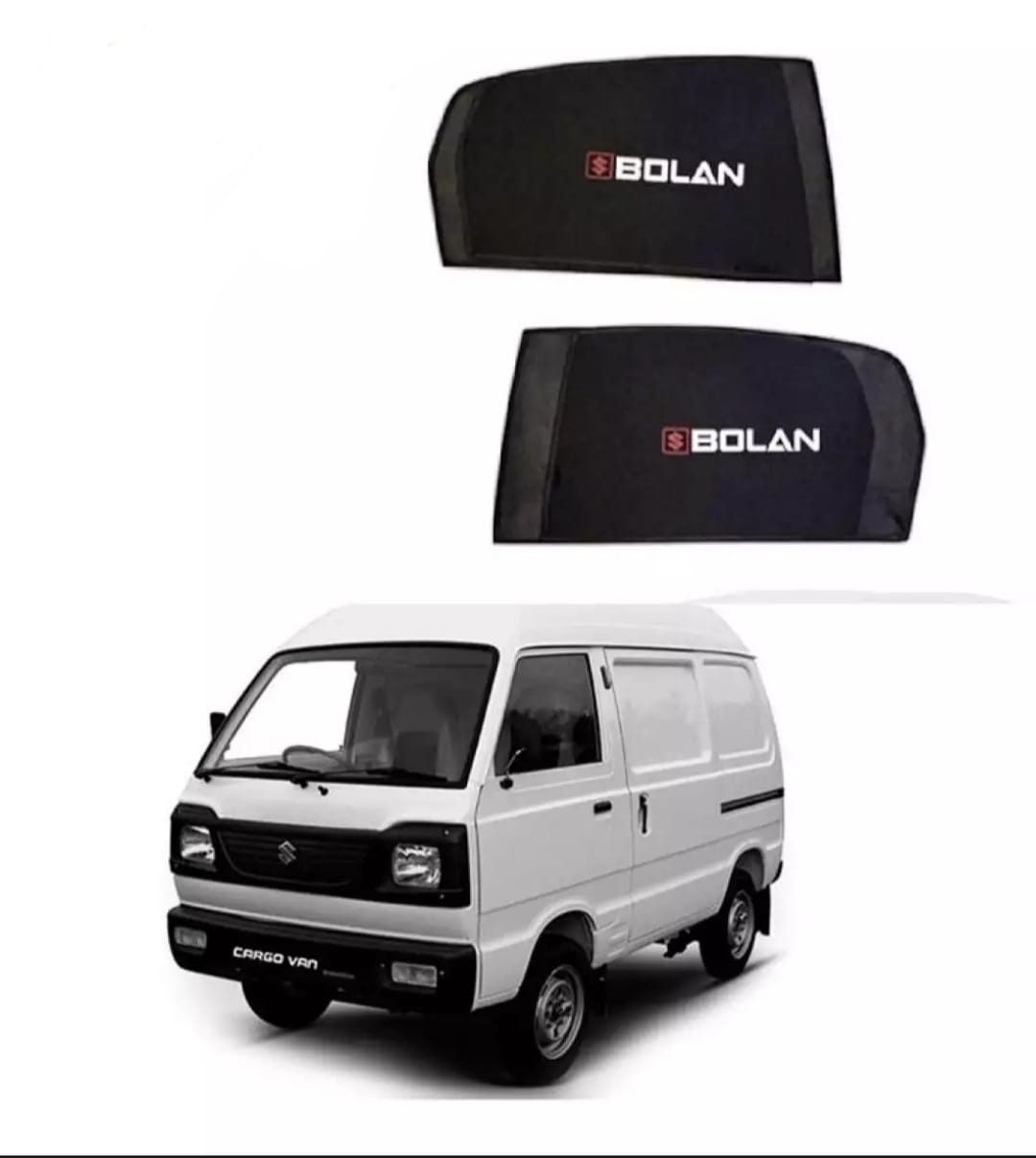 Suzuki Bolan Sun Shades With Logo - 6 Pcs – AutoCraft